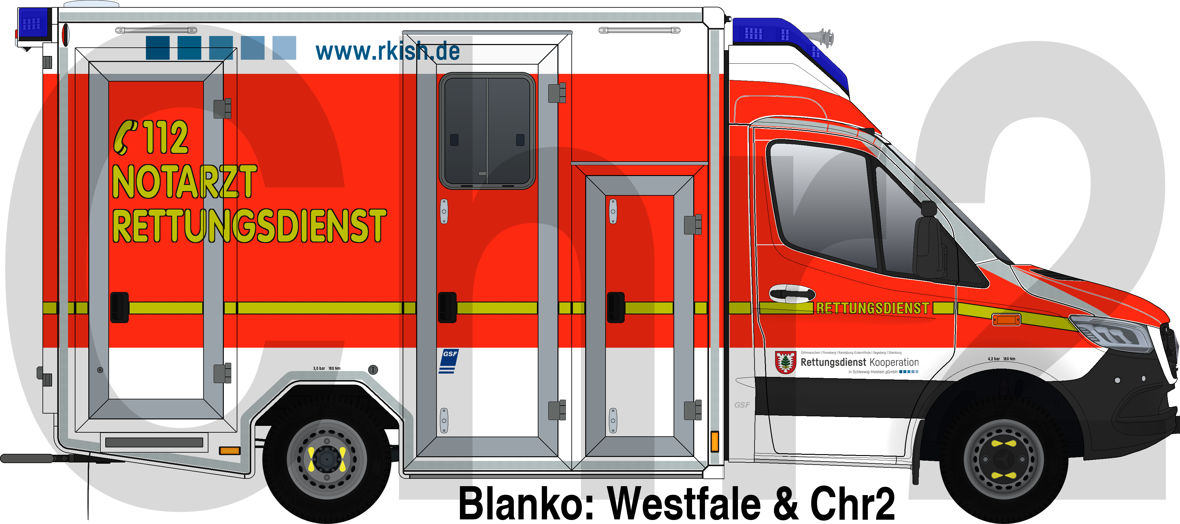 SH-RTW Sprinter 2018 RKiSH u.png aus dem „Schleswig-Holstein, Hamburg ...